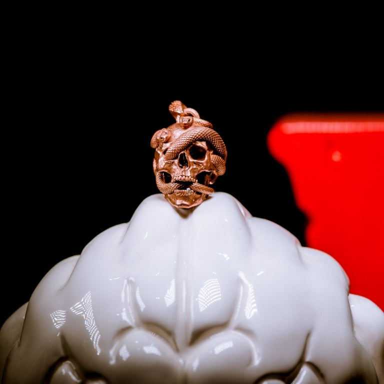 Skull with Vipers (Copper) – Coppertist